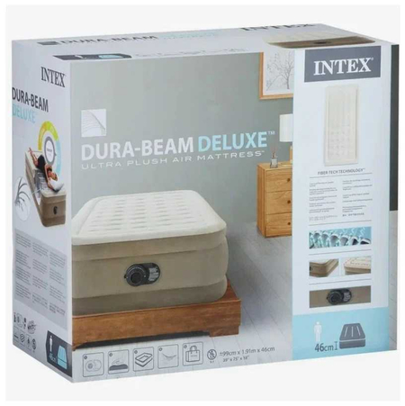 Надувная кровать Intex Dura-beam Deluxe 64426