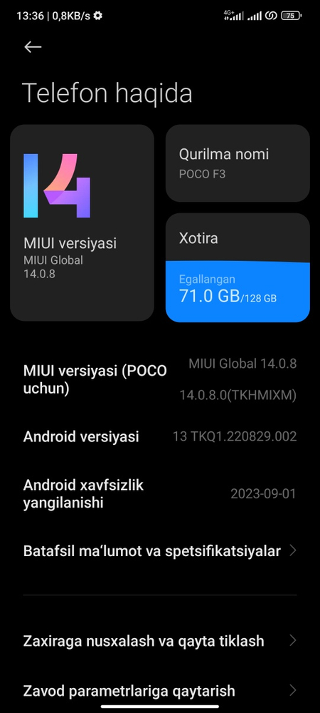 Xiaomi Poco f3 8/128