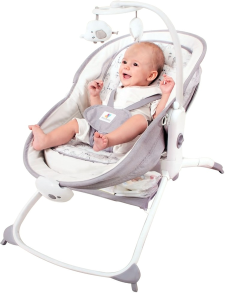 Шезлонг Mastela Babystore2765 6 in 1 серый