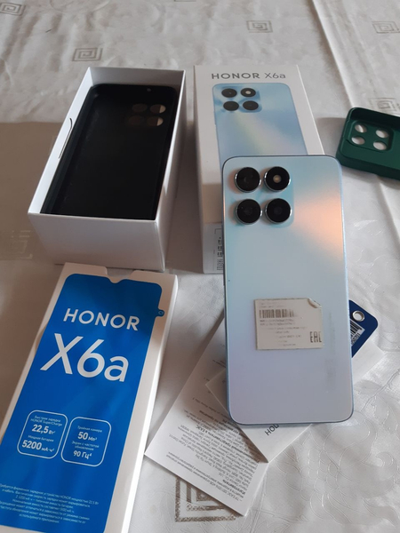 Honor x6a pamid 128 gb kafalati bilan abmen bor iphone x  ga