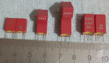 Продам конденсаторы WIMA MKP2+MKP4+FKP2+MKS2