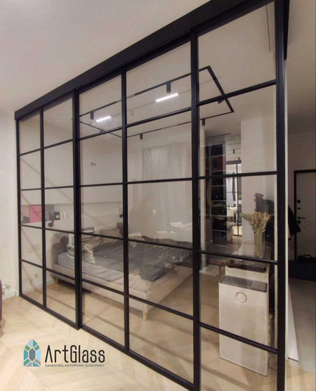 Стеклянные окна | двери | перегородки | витражи | Лофт - LOFT | OD-6