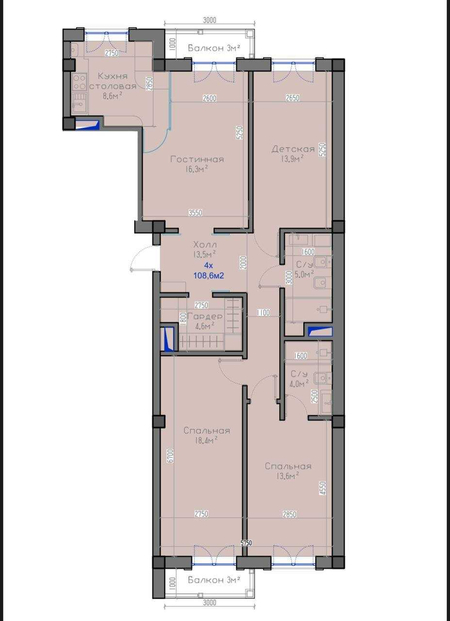 Яккасарай Коробка Шошилин Зор Нархда Кадастр бор; Royal House 110м2;