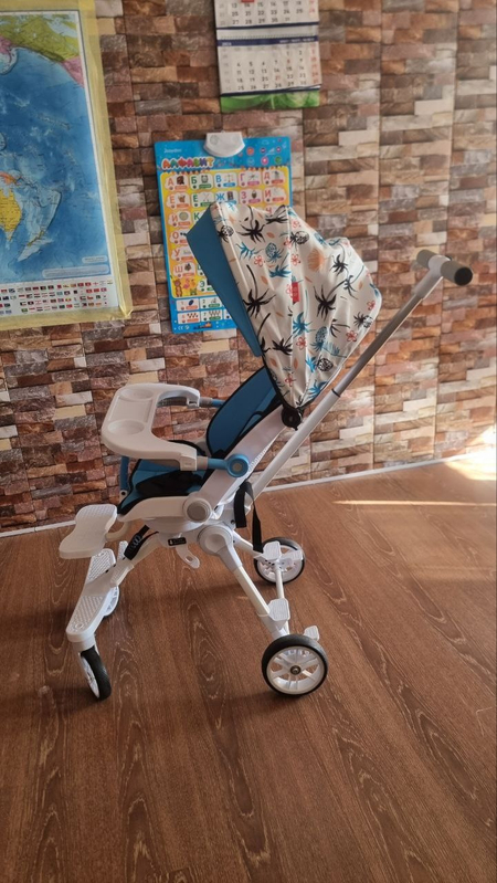 Dron kolyaska Transformer Sidenyasi aylanadi yotadigan va o'tiradigan