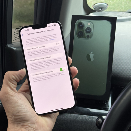 Iphone 13 pro max 256 gb 91% green