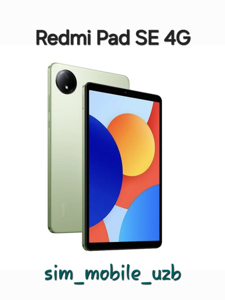 Redmi Pad SE 4G 2024 New Super Skidka+Garantiya+Dastavka