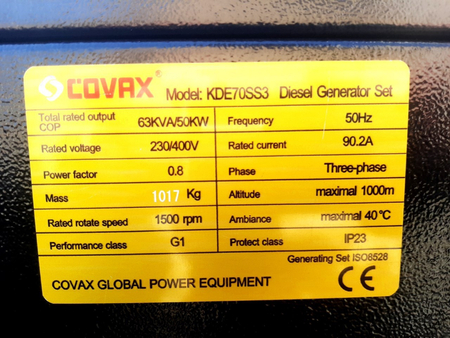 Generator Navigator 63 Kwa 50 kw