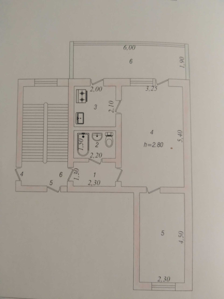 Продается 2/2/3 в Красногорске Паркентский район