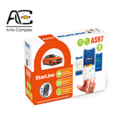 StarLine AS97 2SIM LTE-GPS Автосигнализация (Сигнализация) старлайн