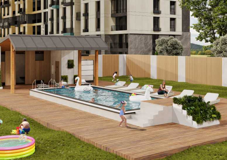 Продается 2х Квартира 57.89 м2 Murad Buildings Soy Bo'yi Учтепа (7144)
