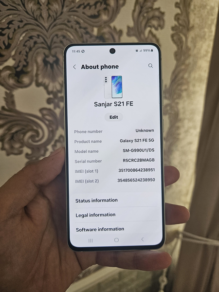 Srochno Samsung S21 FE 2sim 128g sotiladi