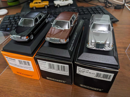 Коллекционные модели Mercedes-Benz в масштабе 1/43