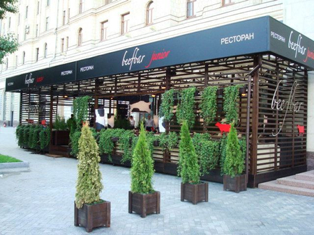 Евро Дизайн кафе ресторан Фаст фудларга дача чойхоналар учун