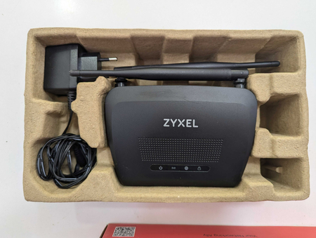 Wi-Fi роутер ZYXEL NBG-418N v2, черный