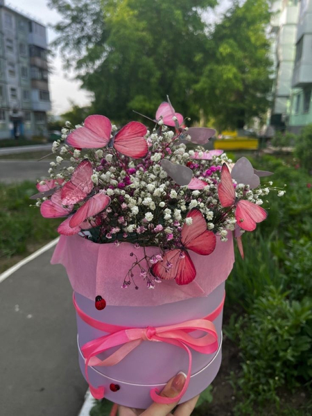 Бабочки в корзине