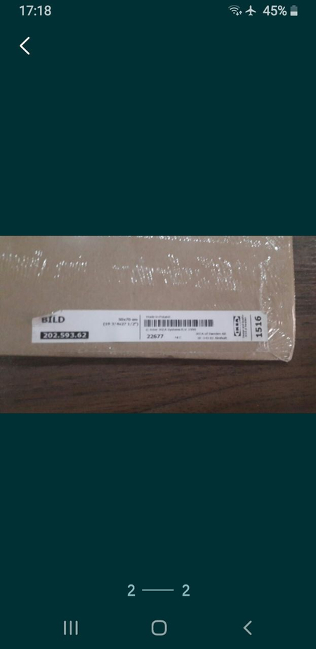 Постер 50*70 см. Ikea. Новый