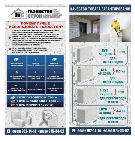 Газоблок высокого качества