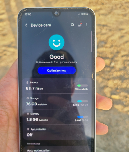 Samsung A25 6/128 ideal