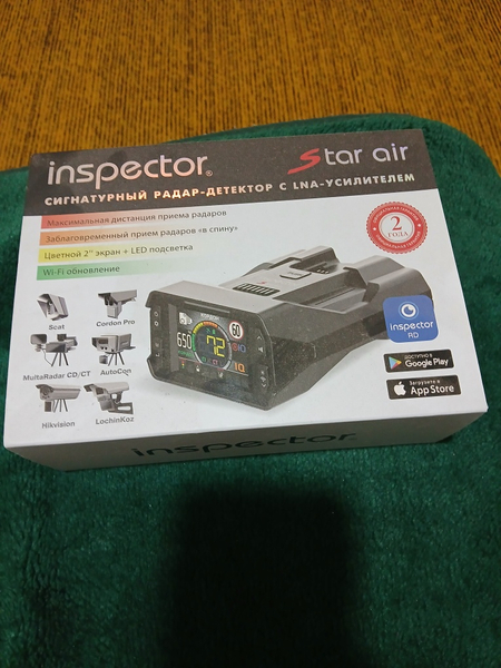 Inspector star air Антирадар сотилади почти янги бир ой гарантия