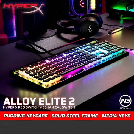 СКИДКА! Hyperx ALLOY ELITE 2/свитчи Hyperx Red Механическая Клавиатура