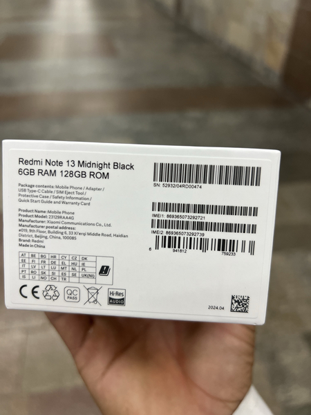 Redmi note 13 6/128 yangi