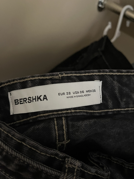 Джинсовая юбка,BERSHKA