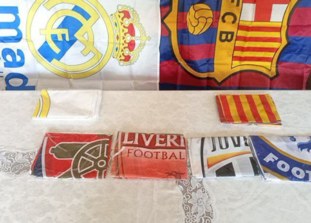 FLAG Futbol klublari Bayroqlar  Футбол Клубы Флаги с доставкой