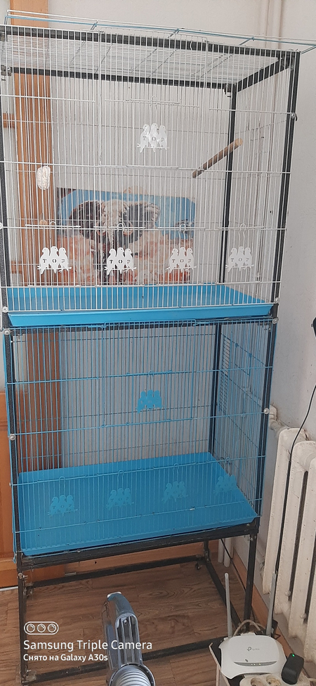 Продаётся клетка для птиц.