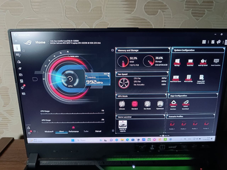 ASUS ROG  SCAR i9 12900 H 16 RAM, 1T SSD GDDR 6. 3070 Ti 8G 256 bit