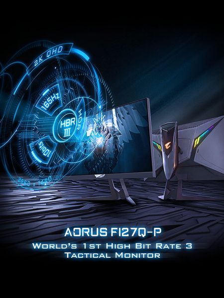 Monitor Aorus F127q-p 2K 165hz