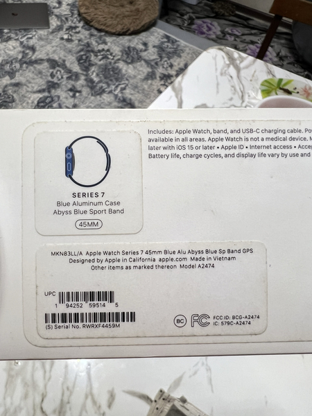 Apple Watch Series 7 Blue 45mm