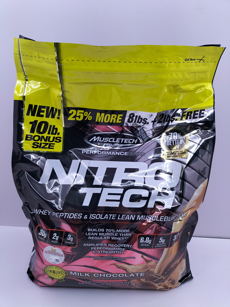 Nitro Tech Whey Peptides & Isolate Lean