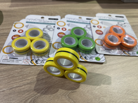 Игрушка антистресс. Магнитная игрушка. Магнитные кольца.