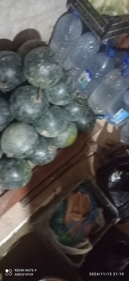 Qora tarvuzlar sotildi