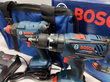 Bosch GXL18V-239B25 набор шуруповертов DeWalt Makita