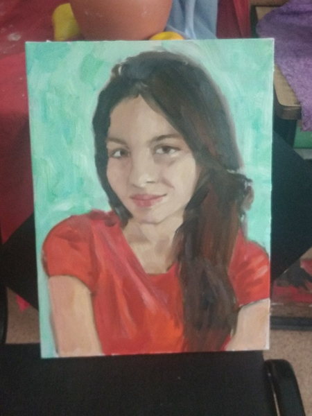 Portret,devorga rasm chizish, rassomchilik xizmati