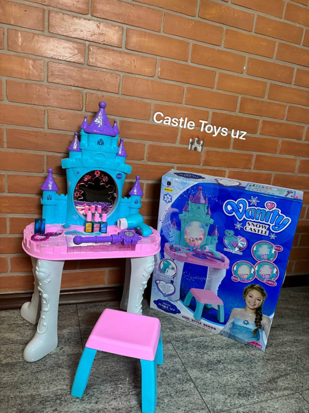 Детское трюмо-замок со стульчиком Castle Toys uz