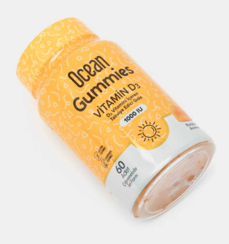 Витамин Д3 Orzax Ocean Gummies / Витамин Д3 Ocean / Витамин Д3 1000 ед