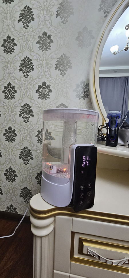 Увлажнитель humidifier, 6 литров, с пультом, посветкой и стерилизаторо