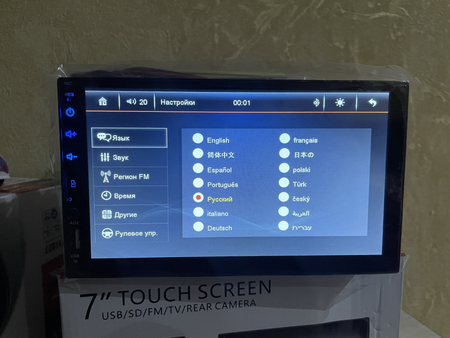 pioneer sensorli yangi manitor 7 dyumli universal Usb Blutus aux fm