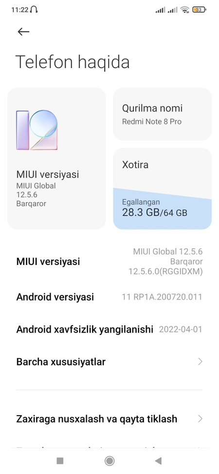 Redmi not   8   pro