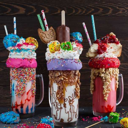 Готовые сухие смеси для молочных коктейлей (милкшейк / milkshake)
