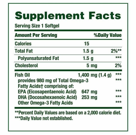 Fish oil 1400 mg рыбий жир 1400 мг омега 3. Высокая доза epa и dha