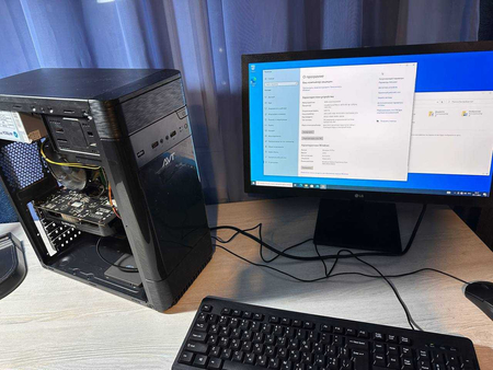 Игровой кейс i5 3 поколения + Видеокарта Rx 460 4gb