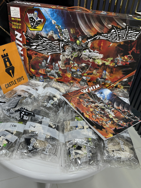 LEGO NINJAGO Конструктор Дракон чародея-скелета  Деталей 1193 Ninja