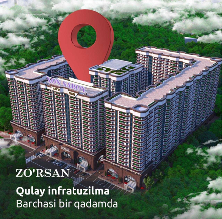 Xonsaroy Kvartiralar Sotiladi. ZORSAN