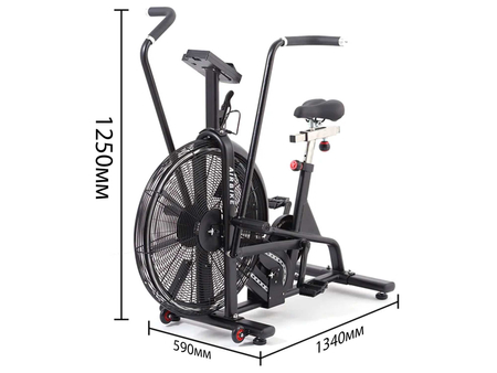 Велотренажер. Профессиональный Аэробайк. AirBike от Powergym!