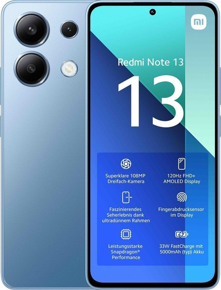 Продаётся Новый Redmi Note 13 8+4/128GB Blue!