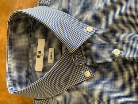 Рубашка мужская японского бренда Uniqlo