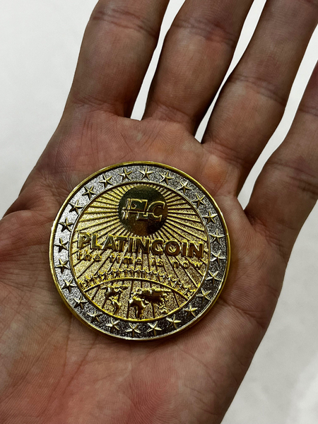 Платиновая монета Platincoin оригинал